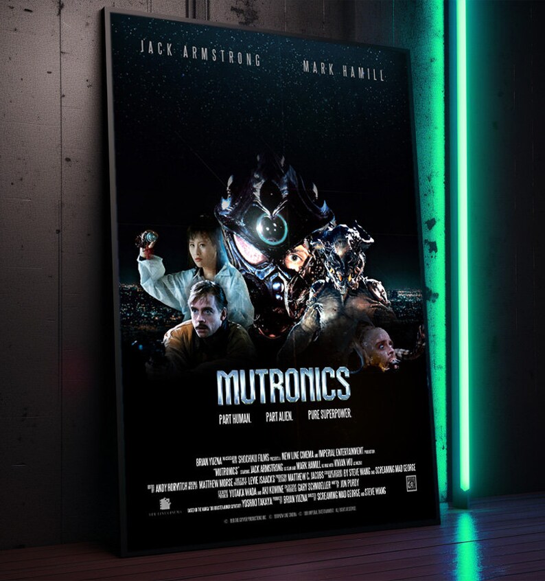 Mutronics (aka the Guyver) | Movie Poster | 12X18 | the Guyver Geek - Etsy