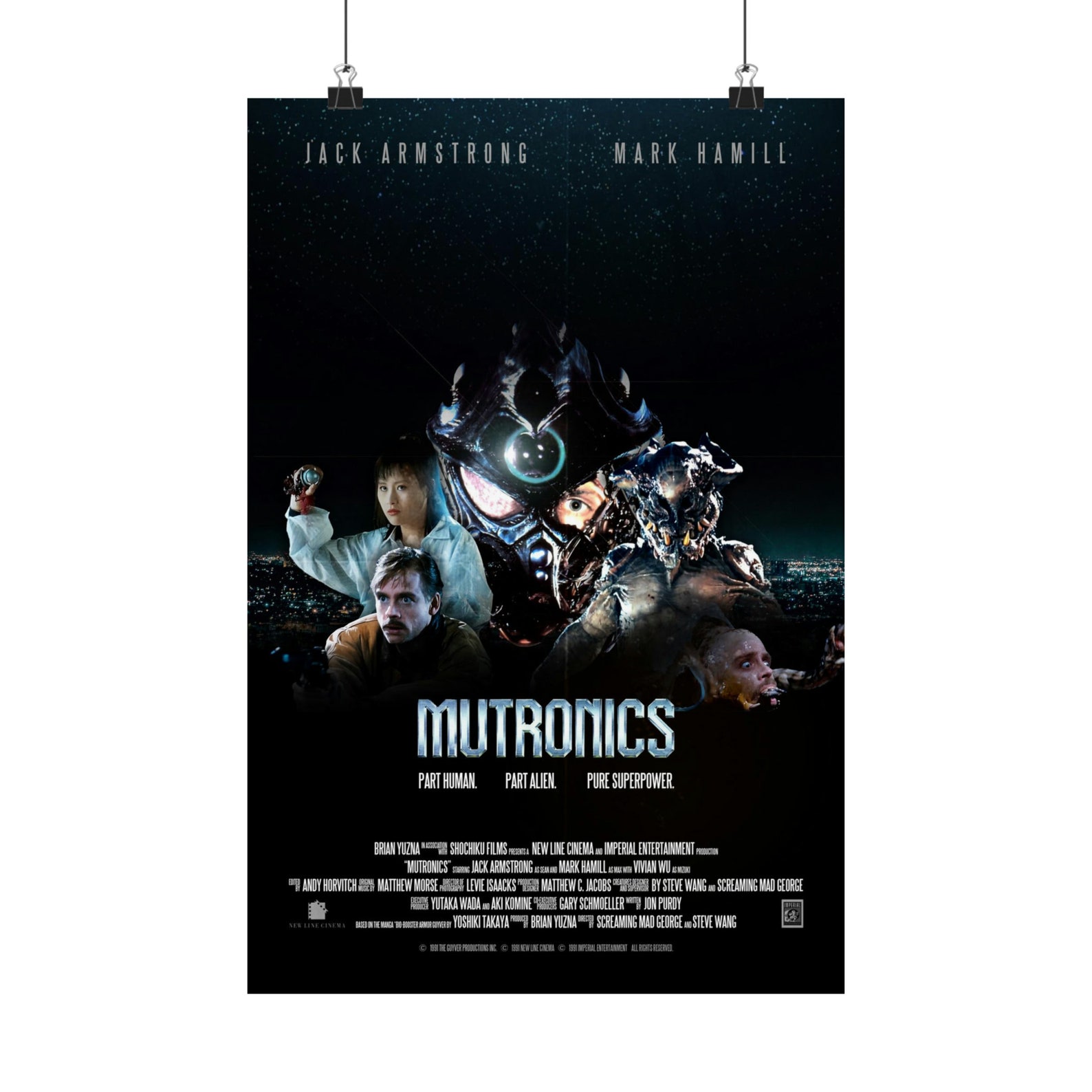 Mutronics aka the Guyver Movie Poster 12X18 the Guyver Geek - Etsy