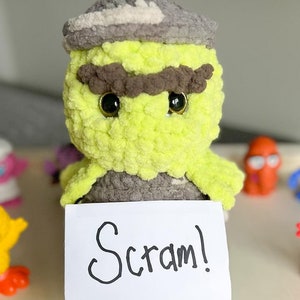 Garbage Grouch Crochet Pattern - Etsy