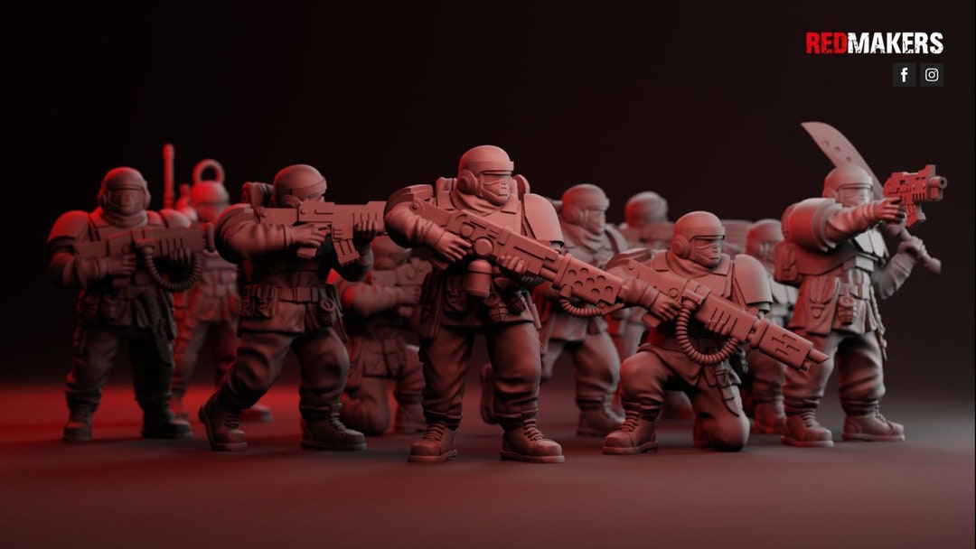 Alpha Troops Squad - Imperial Force 12K/14K/16K/16K UHD+ - Etsy
