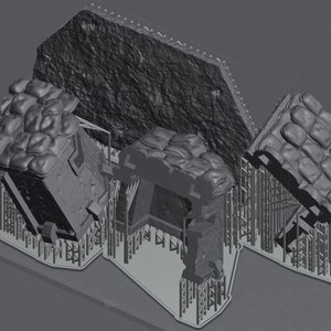 Grimguard Trench Terrain - Bunker Complex A 12K UHD - Etsy