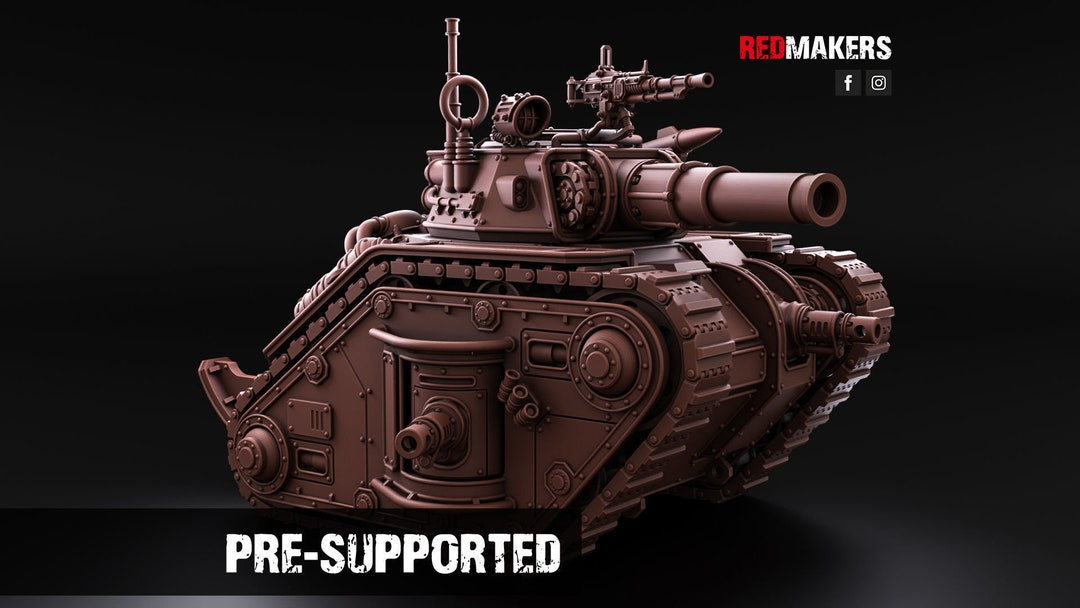 Solar Guard Alpha Battle Tank Imperial Force 12K UHD red Makers - Etsy