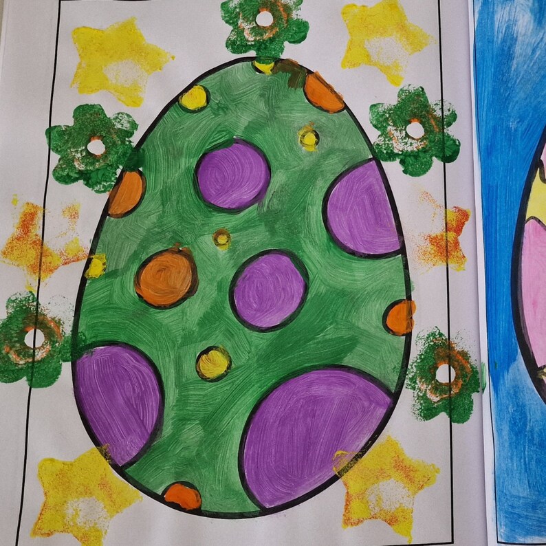 Easter Egg Printable Colouring Sheets for Toddlers and Young Children ...