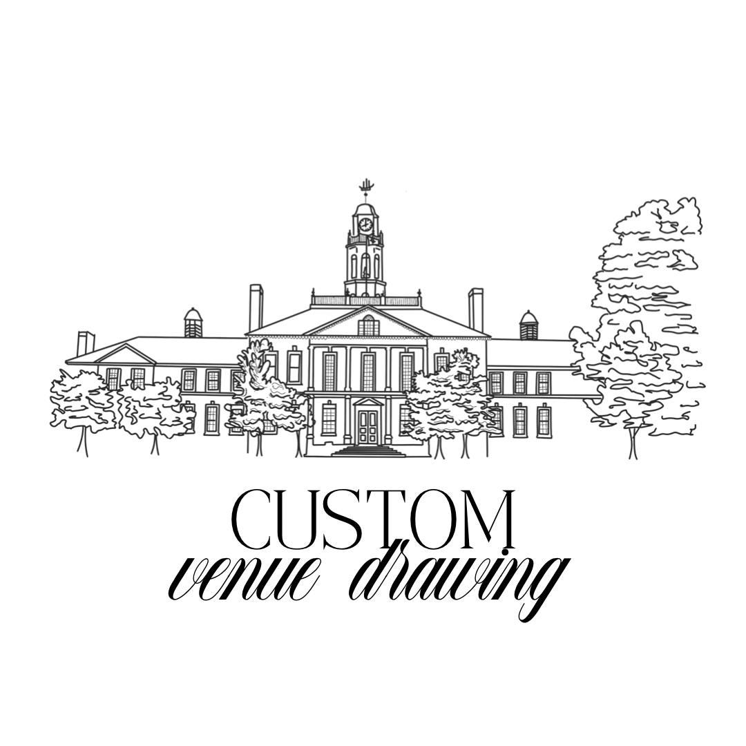 Custom Hand-drawn Building Illustration | Digital Download | Perfect ...