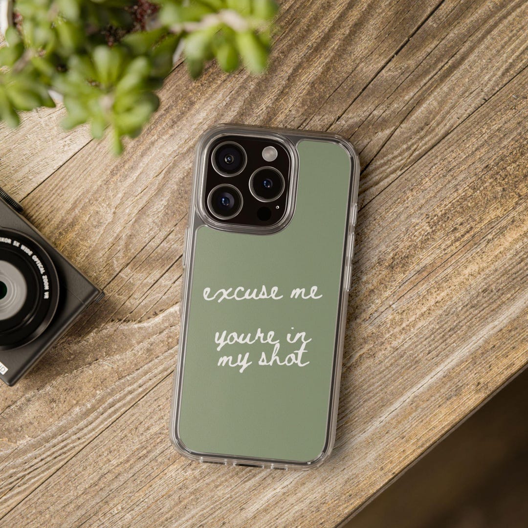 Excuse Me You're in My Shot | Wedding Content Creator Phone Case | Slim ...