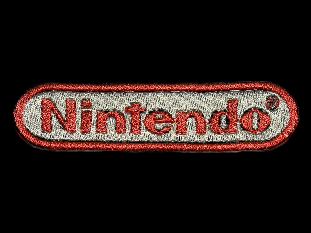 Nintendo Embroidered Iron on Patch - Etsy