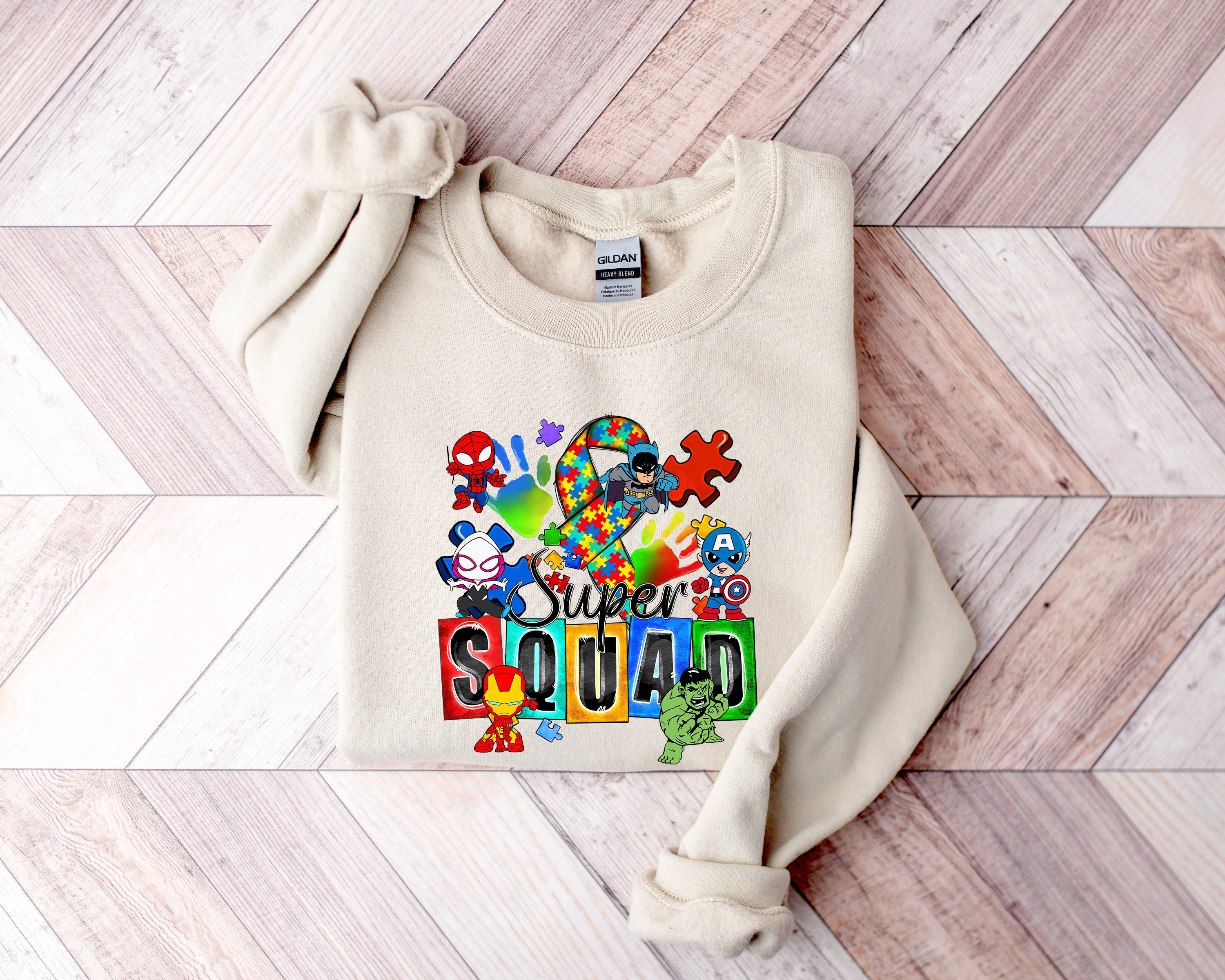 Super Heroes Autism Shirt, Super Squad Autism Shirt, Autism Awareness ...
