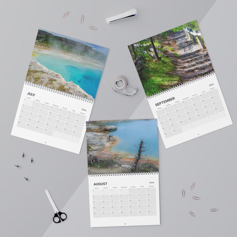 2025 Wall Calendar of Yellowstone - Etsy