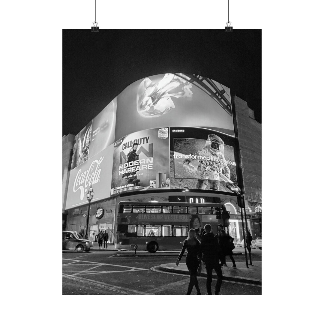 Poster Piccadilly Circus - Etsy