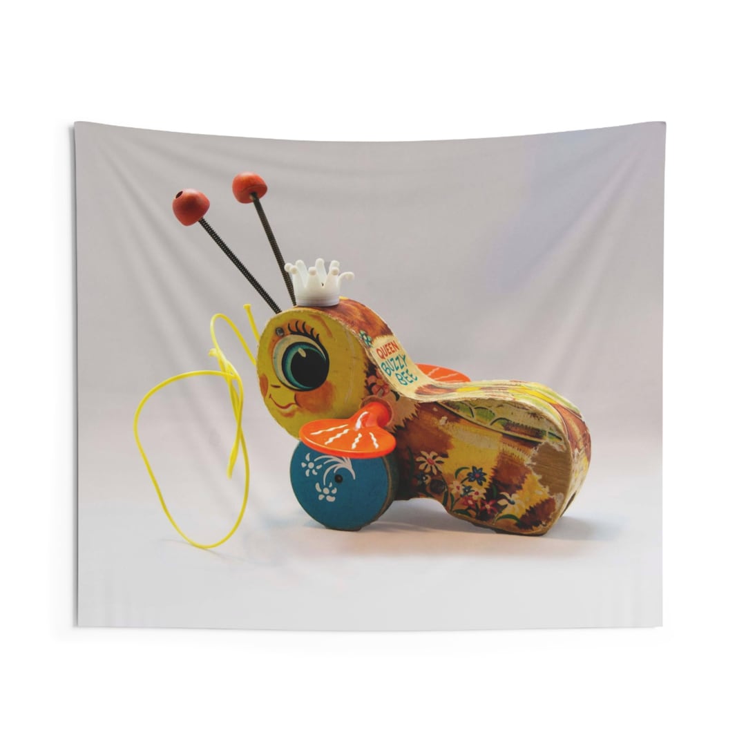 Wall Tapestries Queen Buzzy Bee Pull Toy by Fisher Price - Etsy