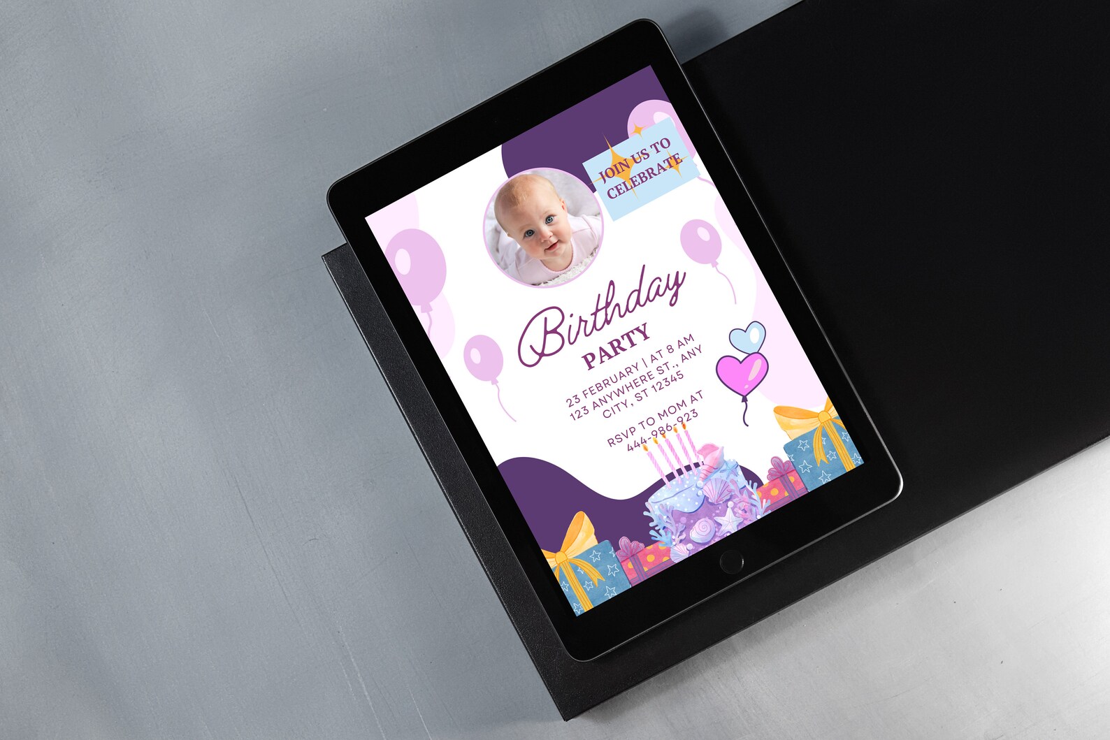 Customizable Birthday Invitation Card, Best Birthday Invitation of the ...