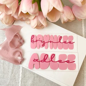 Personalized Name Bookmark, Custom Bookmark, Name Bookmark, Cute Custom ...