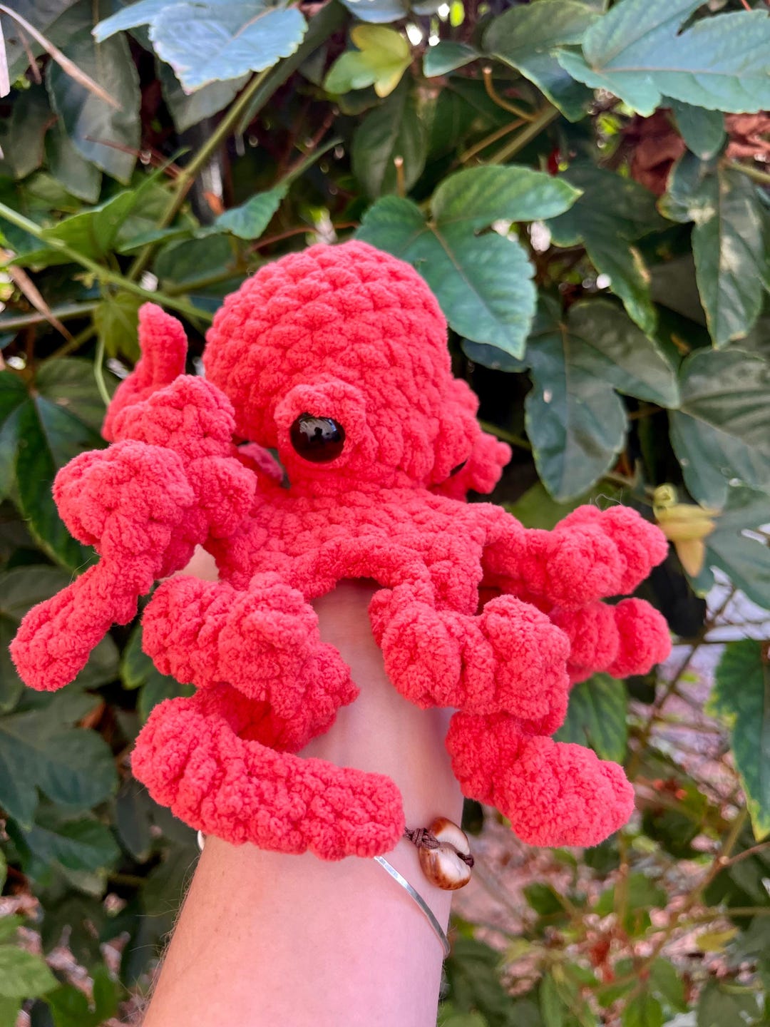 Ready to Ship Small Octopus Plushie, Amigurumi, Stuffed Sea Creature ...