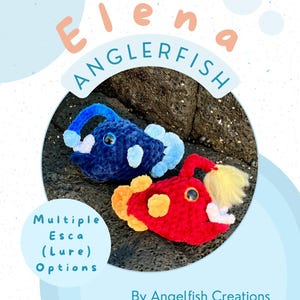 Anglerfish Crochet Pattern: Elena Amigurumi Plushie (PDF Pattern) - Etsy