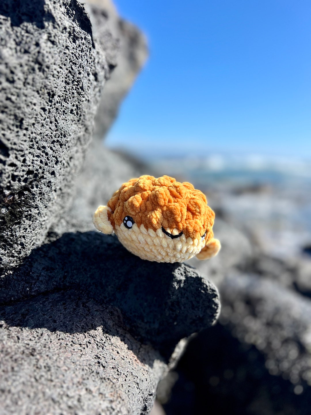 Made to Order Priscilla the Puffer Puffer Fish Small Plushie Amigurumi ...