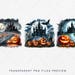 Watercolor Halloween Castle PNG Clipart, Spooky Castle, Haunted ...