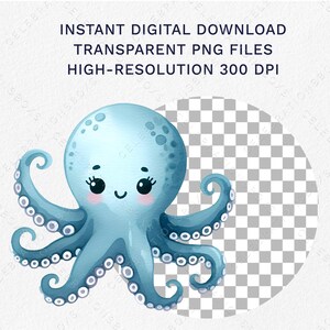 Watercolor Undersea Clipart, Underwater Clipart, Sea Animals Clipart ...