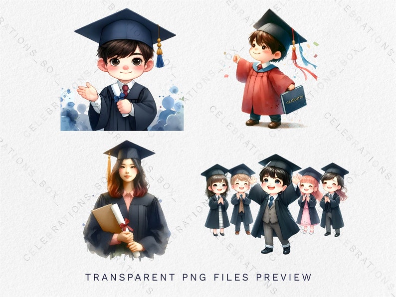 Graduating Students, Graduation Cap PNG, Educational Clipart ...