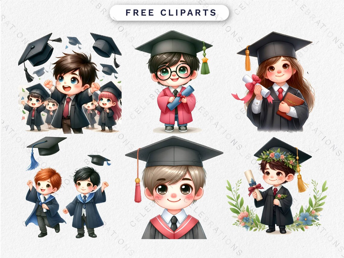 Graduating Students, Graduation Cap PNG, Educational Clipart ...