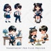Back to School PNG, Cute School Children Clipart, Elementary School ...