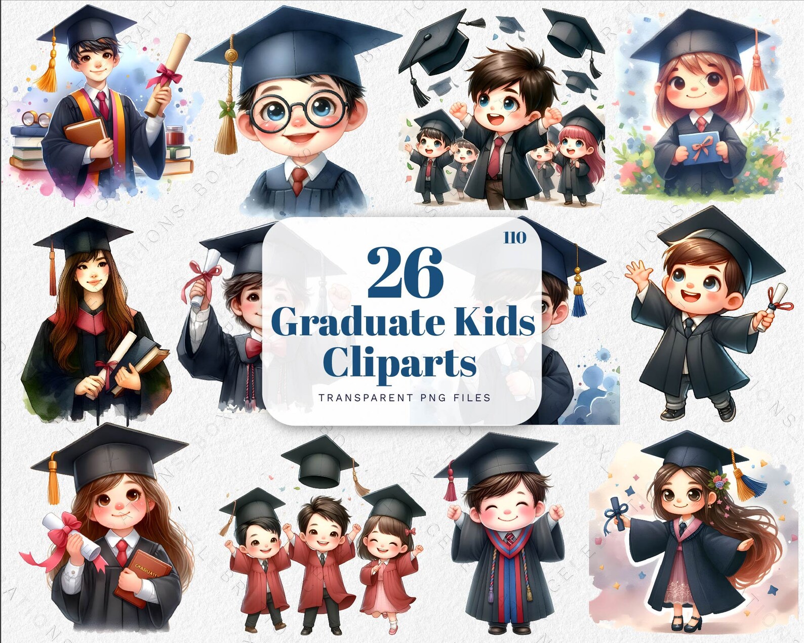 Graduating Students, Graduation Cap PNG, Educational Clipart ...