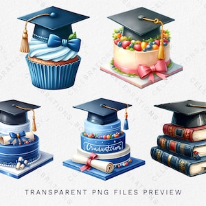 Graduation Cap PNG, Graduation Hat, Educational Clipart, Watercolor ...