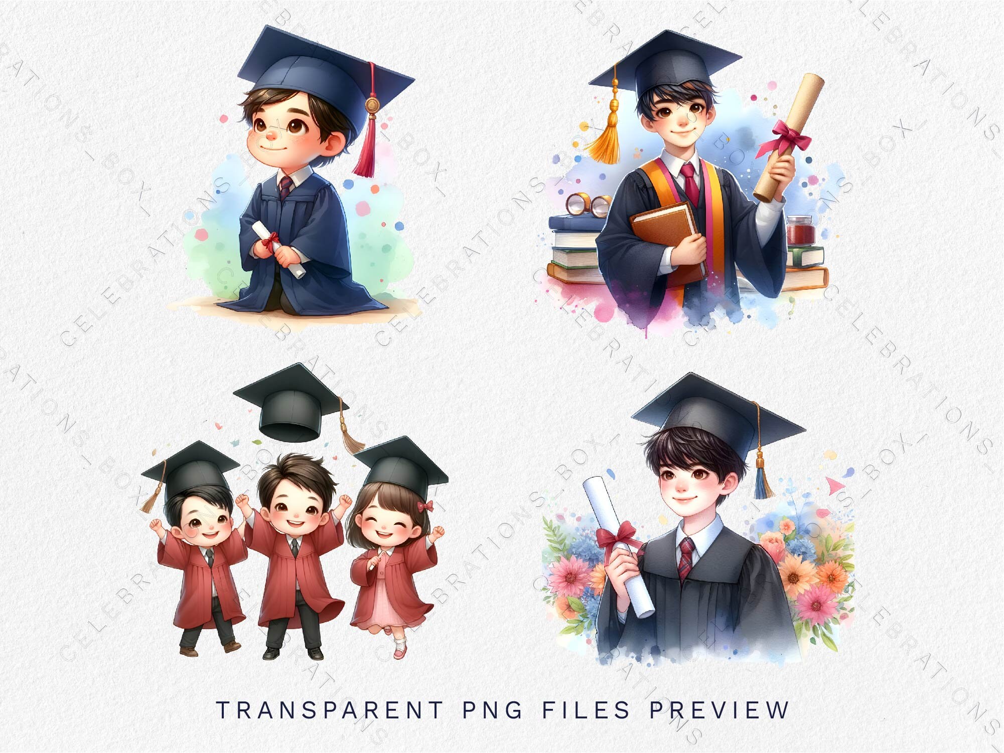 Graduating Students, Graduation Cap PNG, Educational Clipart ...