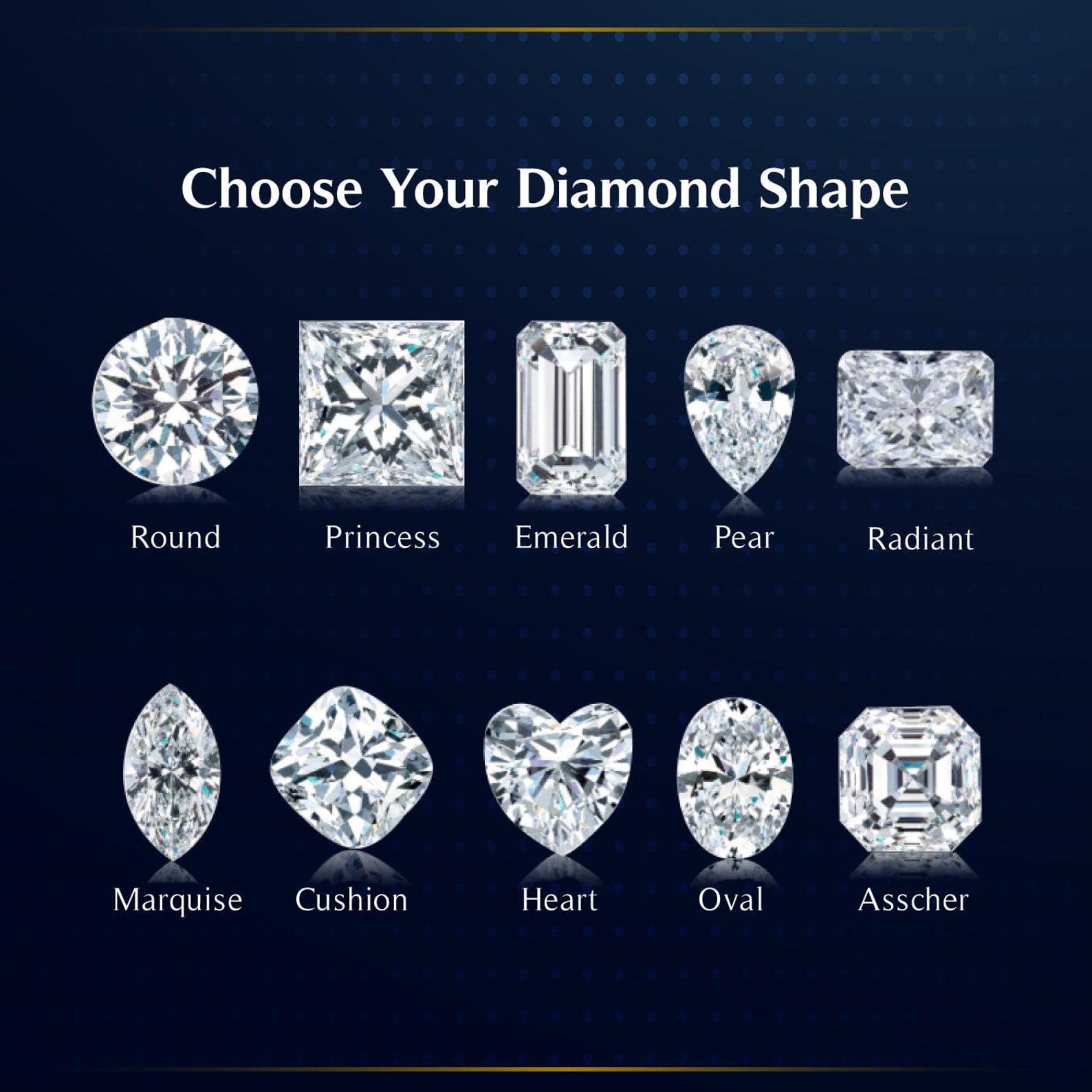 IGI Certified Lab Grown Diamond for Custom Made Jewelry All Shapes ...