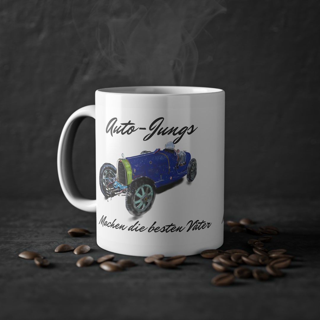 Fathers Day Cup Bugatti Type 35C Mug Fathers Day Car Guy Gift Birthday ...
