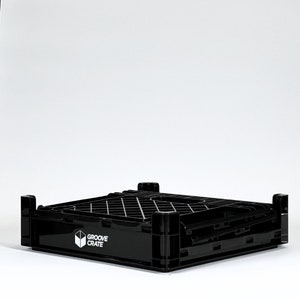 Vinyl Record Storage Crate for 12" Vinyl LP Collapsible and Stackable ...