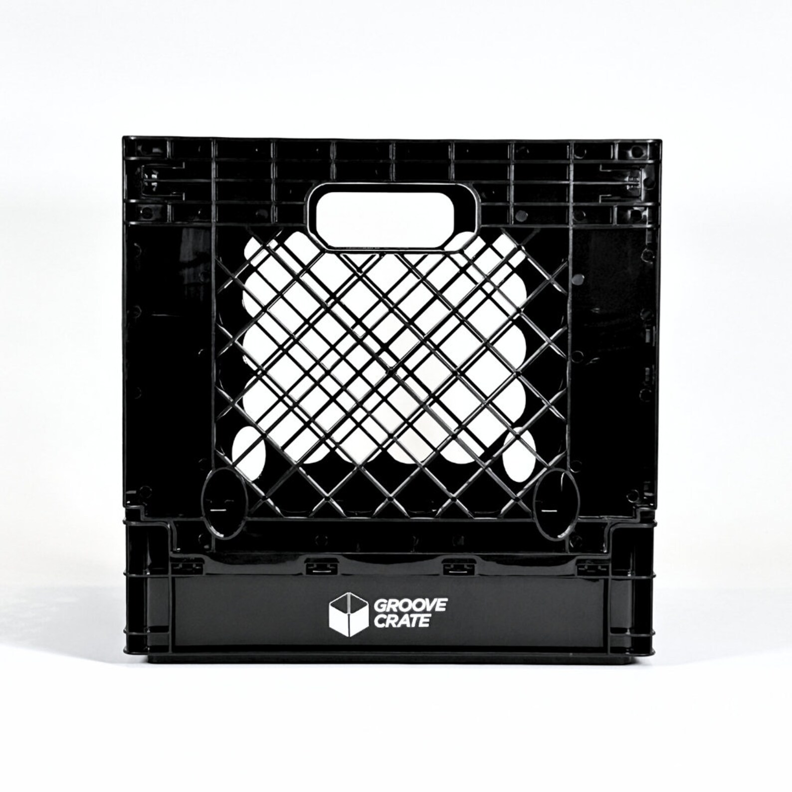 Vinyl Record Storage Crate for 12" Vinyl LP Collapsible and Stackable ...