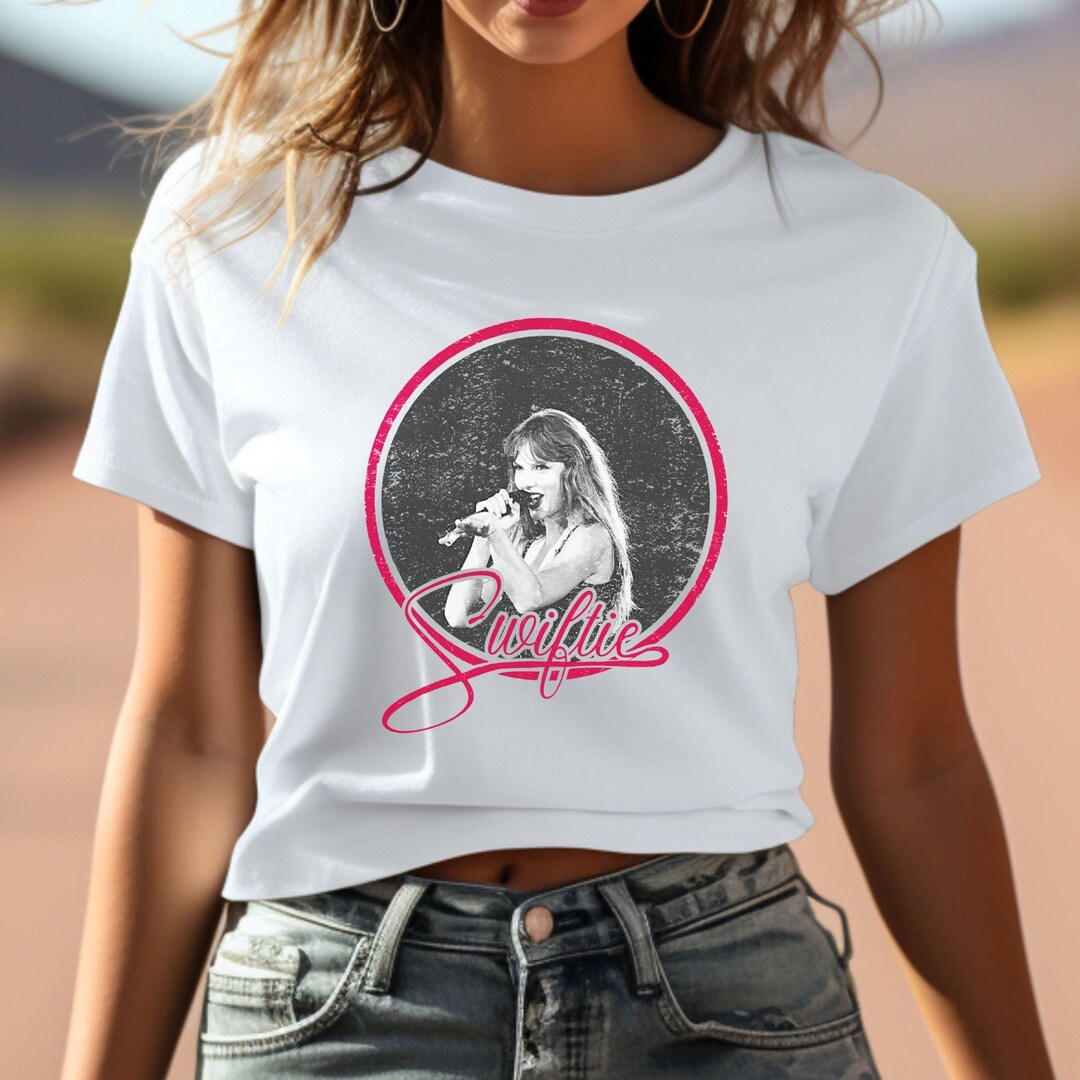Swiftie Cropped Vintage Style Graphic Band Tee - Etsy