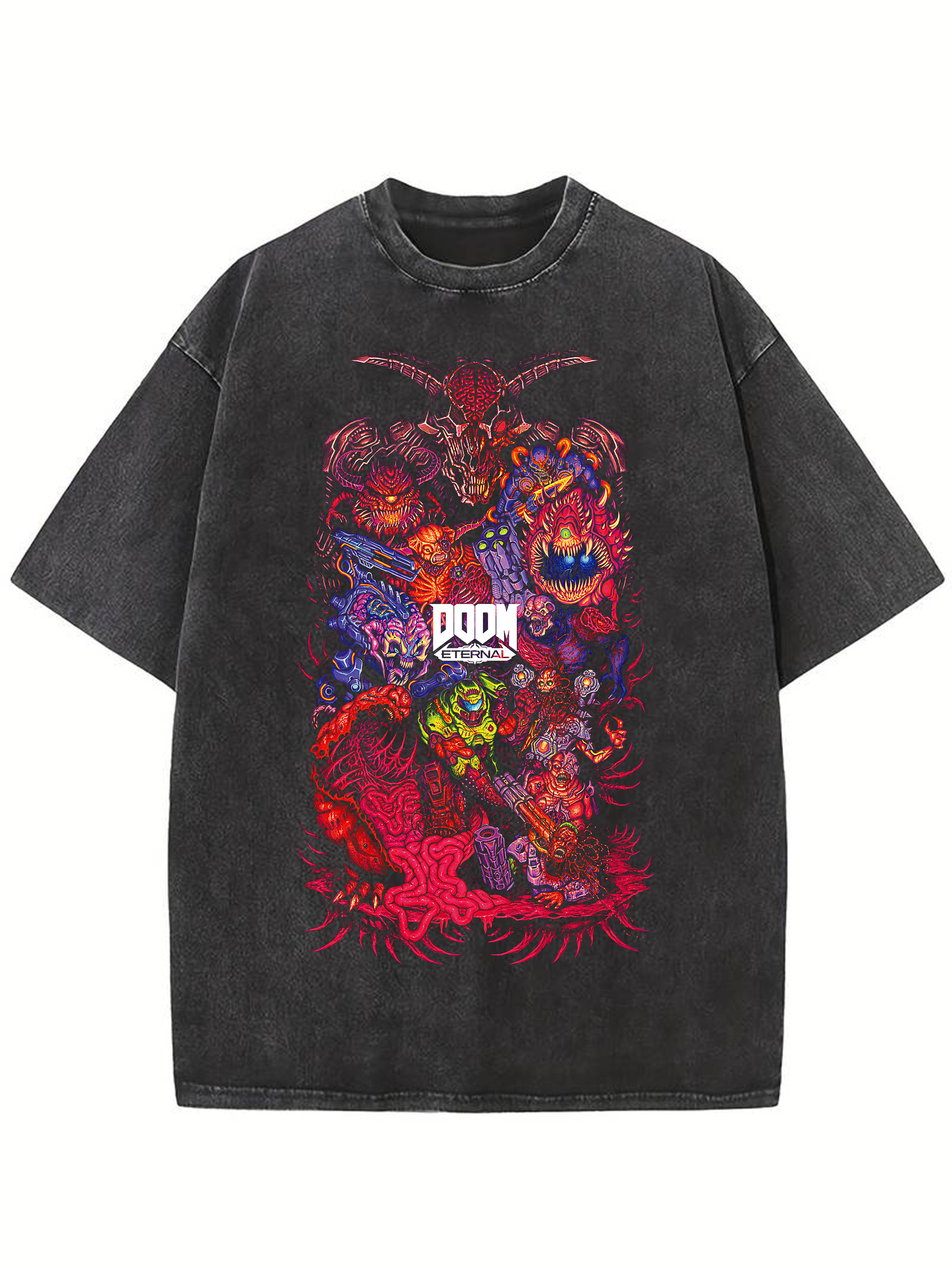Doom Eternal Video Game T Shirt Png - Etsy