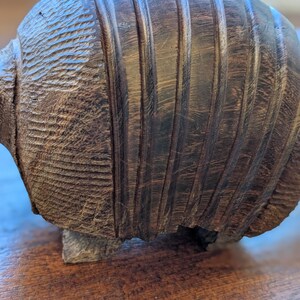 Group of Two Carved Wooden Armadillos - Etsy