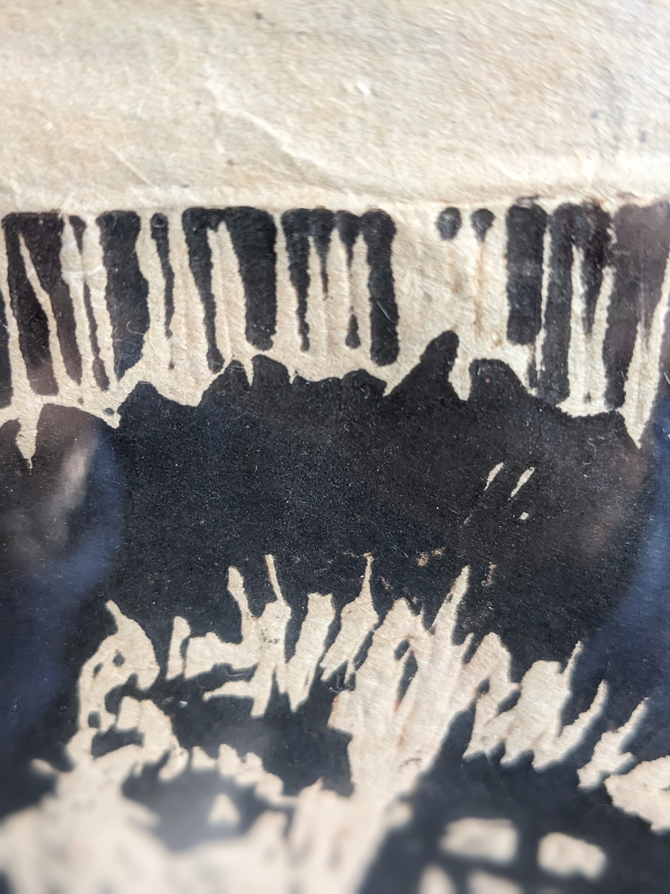 Vintage Religious Christian Block Print of Jesus on Handmade Paper - Etsy