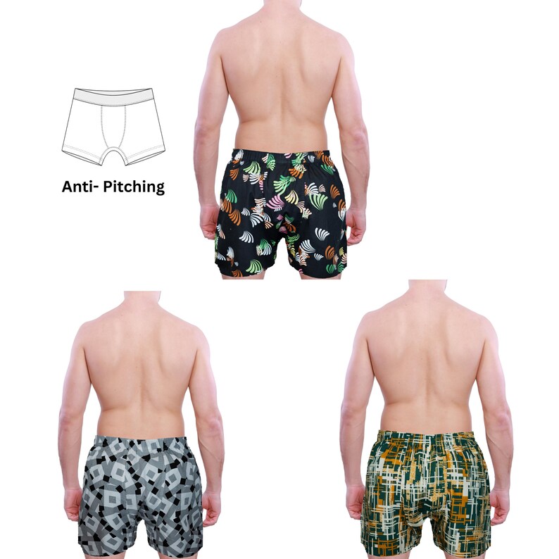 Unisex Woven Cotton Boxers With Pockets and Button Fly, Men’s Underwear ...