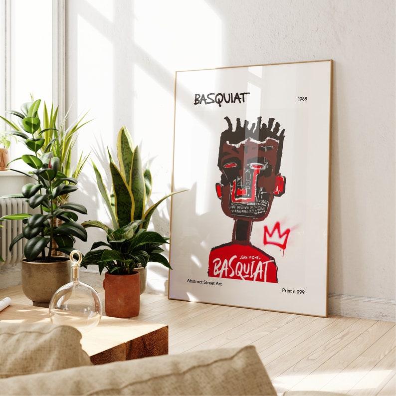 Basquiat, Jean Michel Basquiat, Basquiat Print, Instant Download, Dorm ...
