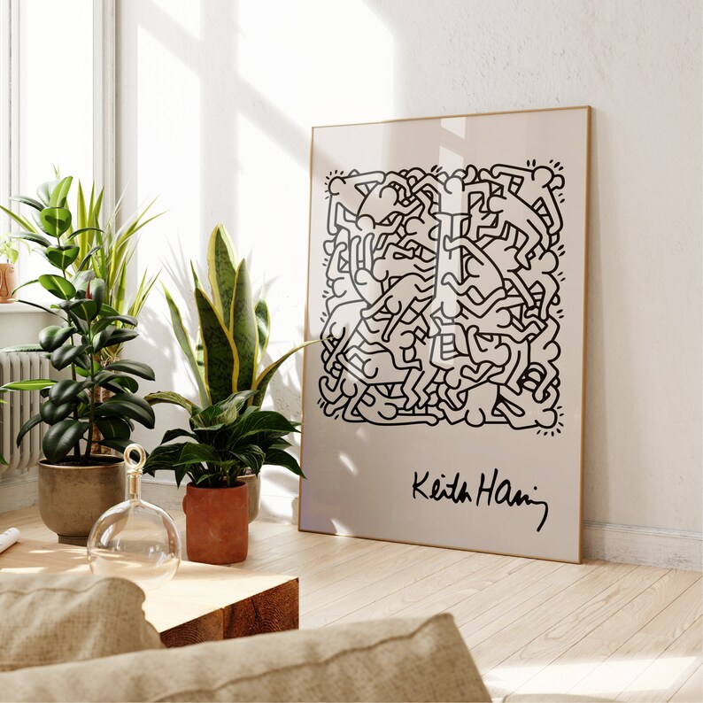 Keith Haring, Keith Haring Poster, Keith Haring Print,printable Wall ...