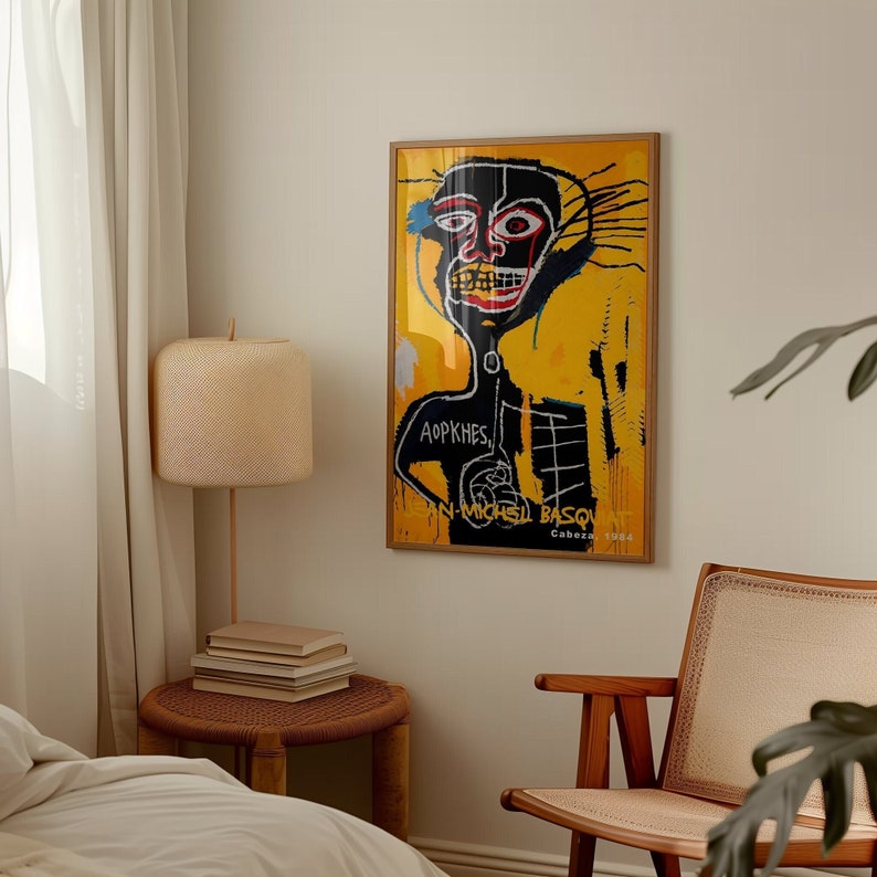 Basquiat, Jean Michel Basquiat, Basquiat Print, Instant Download, Dorm ...