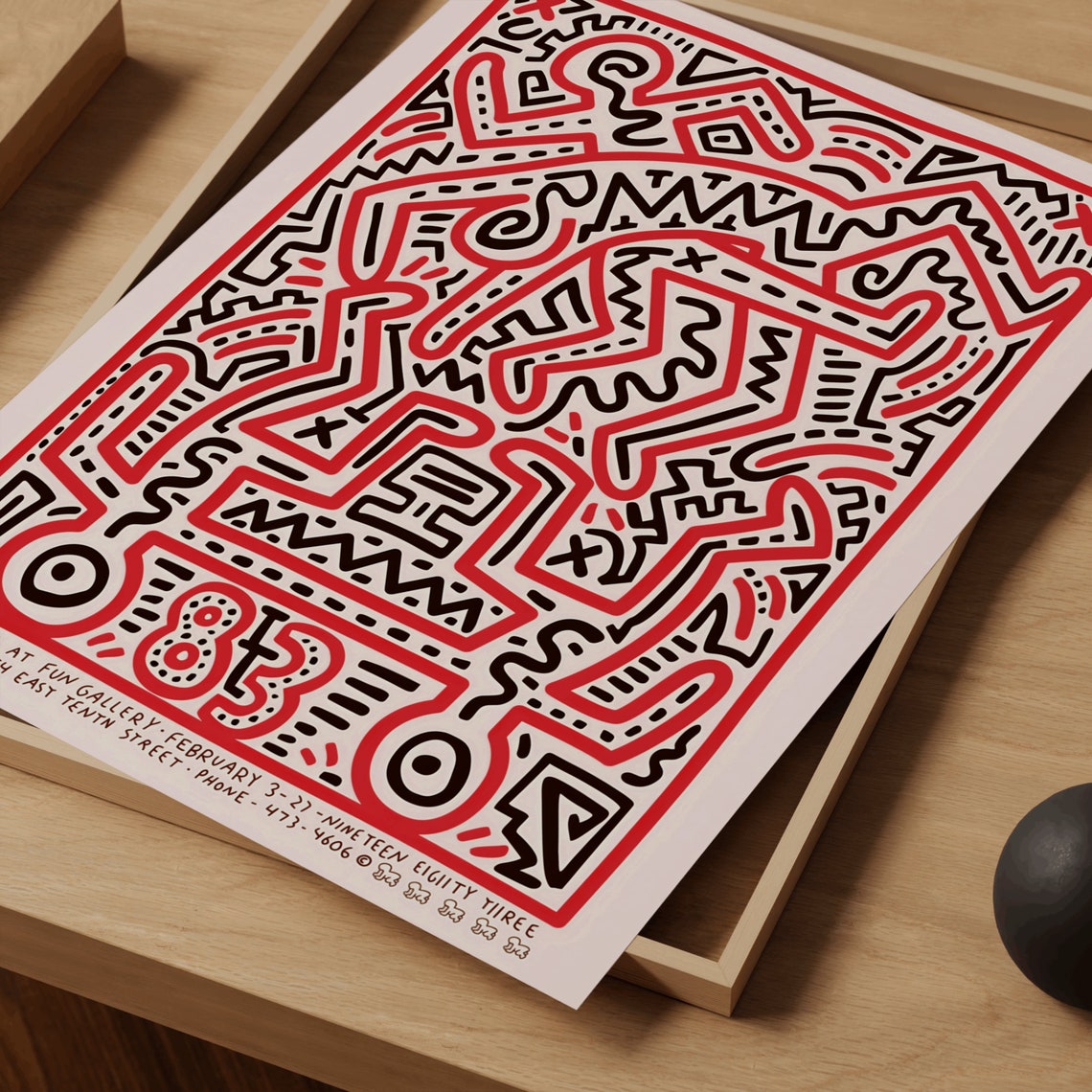 Keith Haring, Keith Haring Poster, Keith Haring Print,printable Wall ...