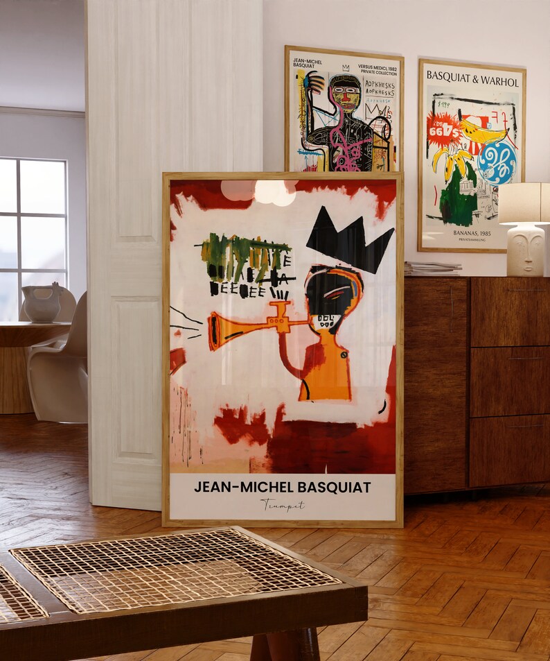 Basquiat, Jean Michel Basquiat, Basquiat Print, Instant Download, Dorm ...