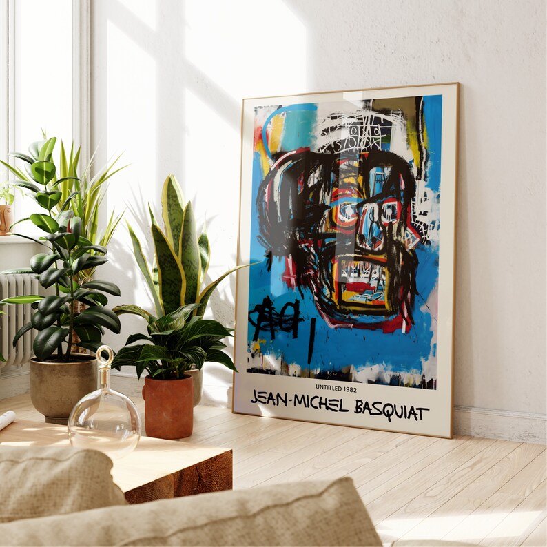 Basquiat, Jean Michel Basquiat, Basquiat Print, Instant Download, Dorm ...