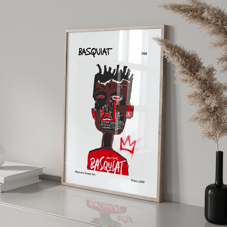 Basquiat, Jean Michel Basquiat, Basquiat Print, Instant Download, Dorm ...