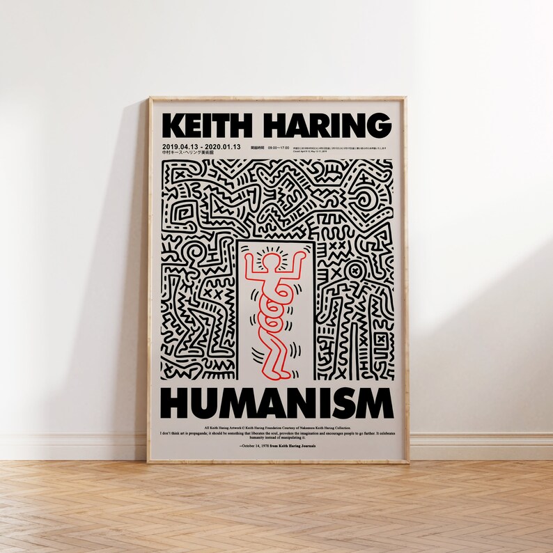 Keith Haring, Keith Haring Poster, Keith Haring Print,printable Wall ...