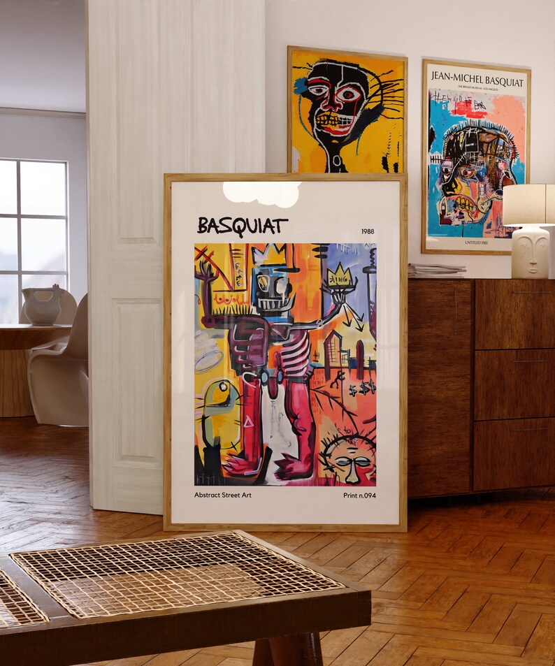 Basquiat, Jean Michel Basquiat, Basquiat Print, Instant Download, Dorm ...