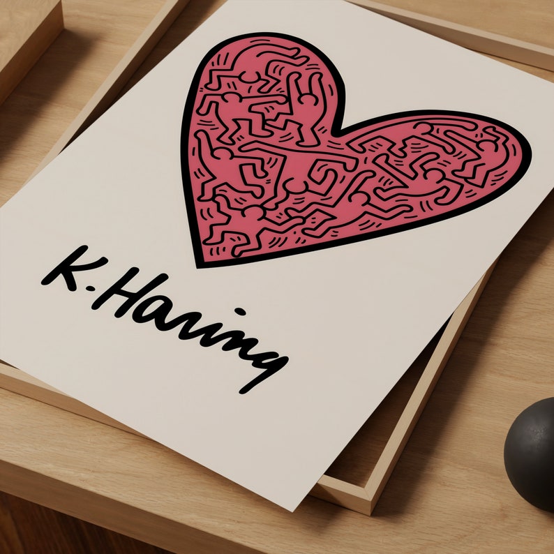 Keith Haring, Keith Haring Poster, Keith Haring Print,printable Wall ...