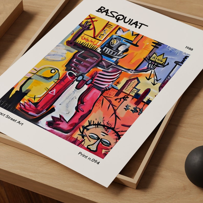 Basquiat, Jean Michel Basquiat, Basquiat Print, Instant Download, Dorm ...