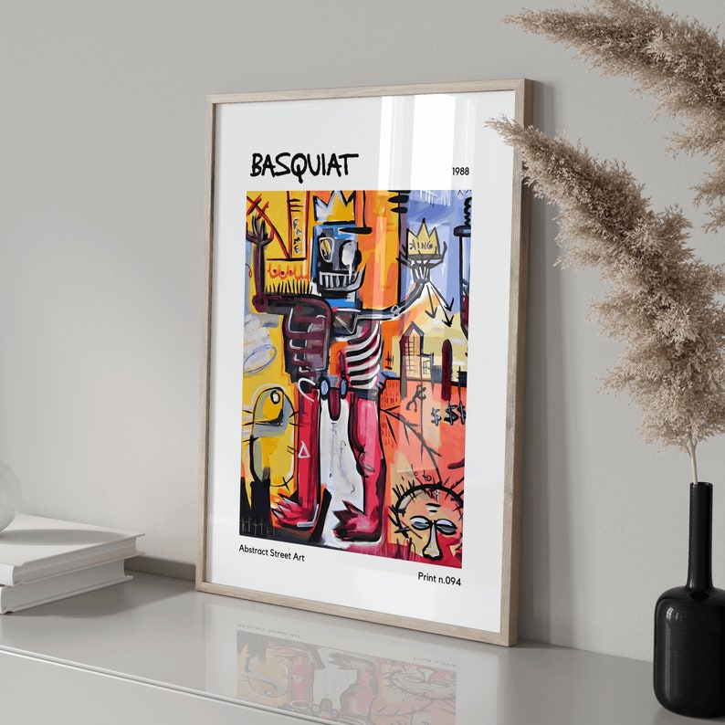 Basquiat, Jean Michel Basquiat, Basquiat Print, Instant Download, Dorm ...