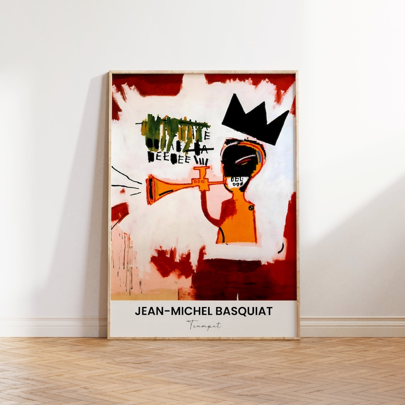 Basquiat, Jean Michel Basquiat, Basquiat Print, Instant Download, Dorm ...