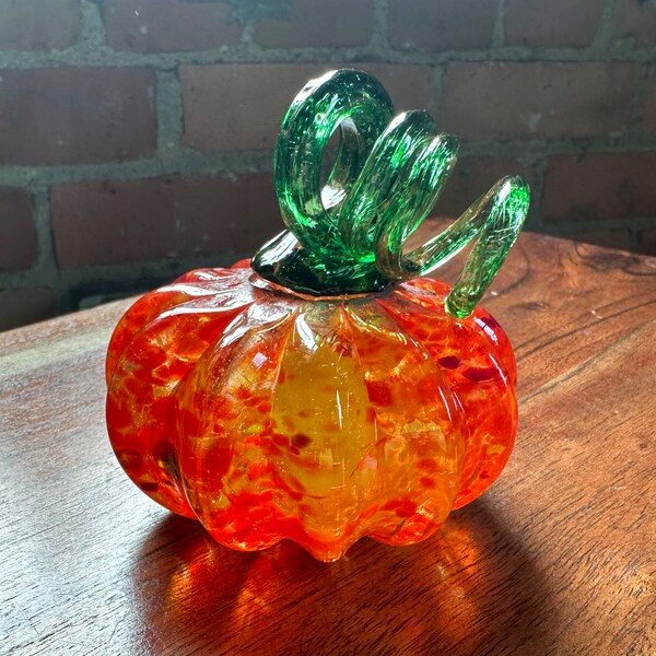 Glass Pumpkin - Etsy